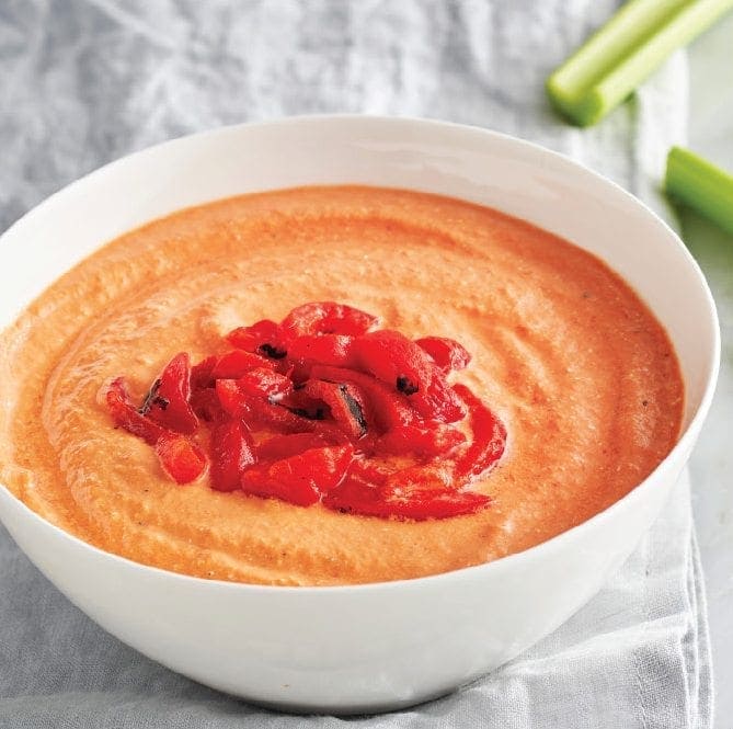 Roasted Red Pepper Dip | Ft. Mt Olive Roasted Red Peppers