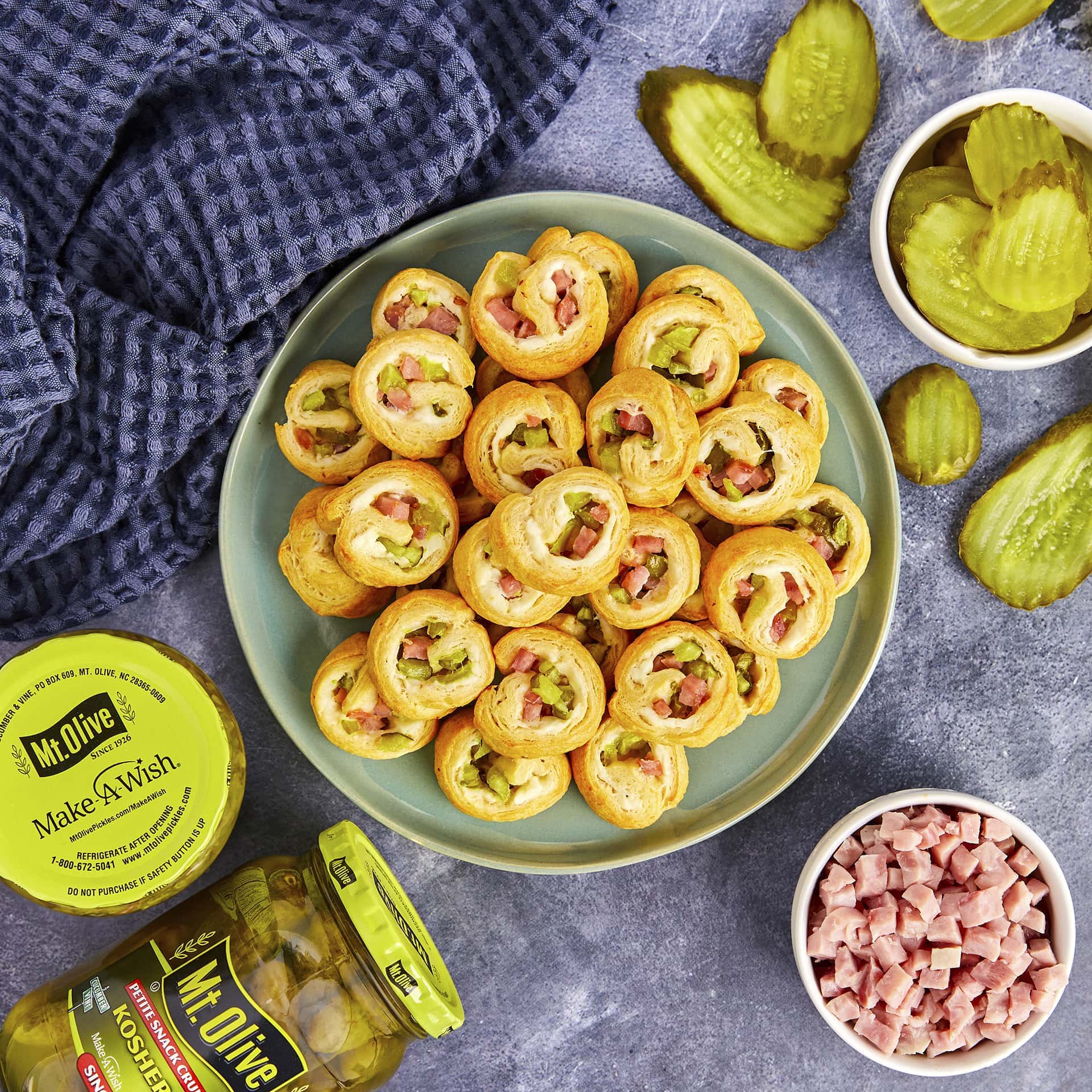 Crescent Pinwheels Recipe by Mt. Olive Pickles