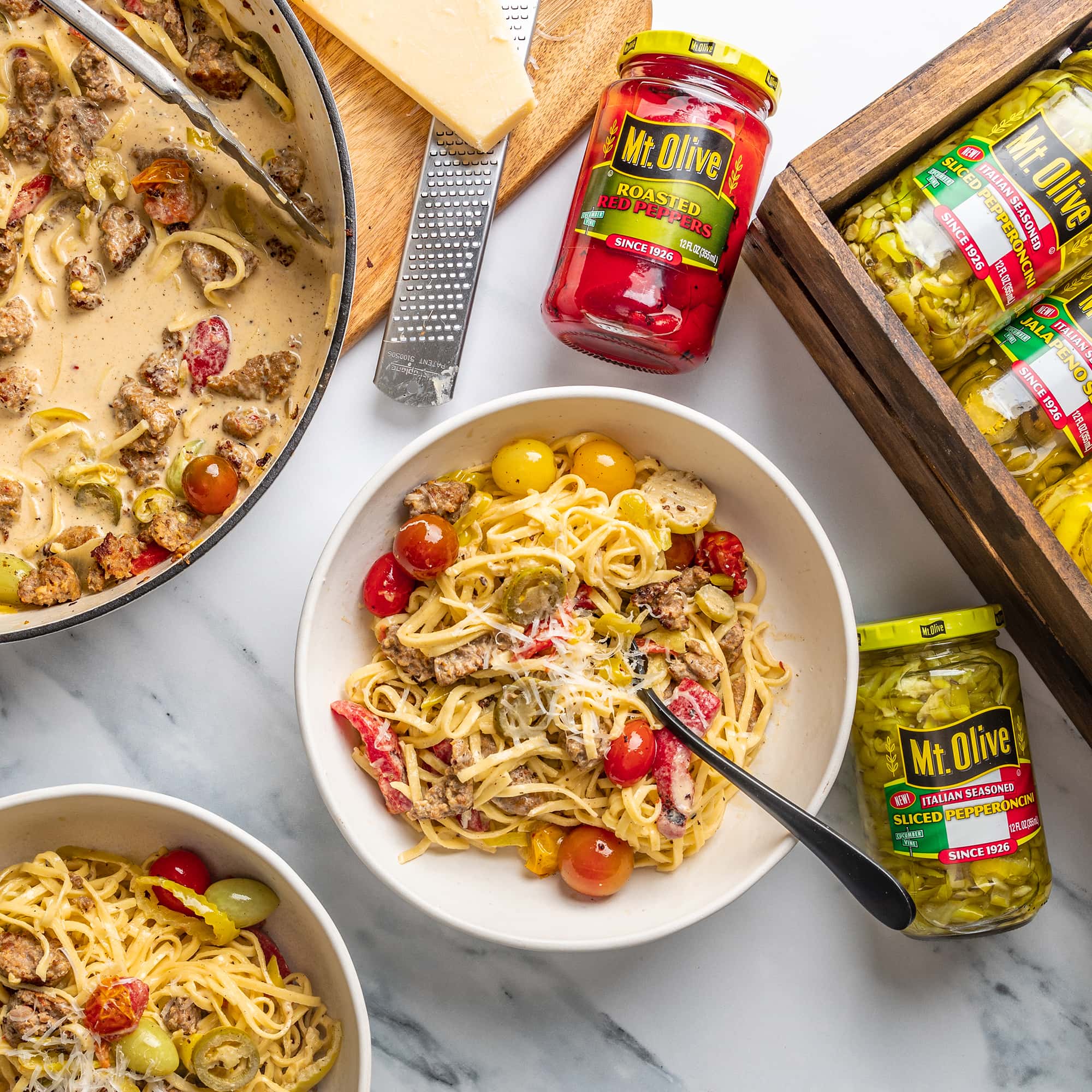 Creamy Pickled Pepper Pasta Recipe | Tangy & Flavorful Dish