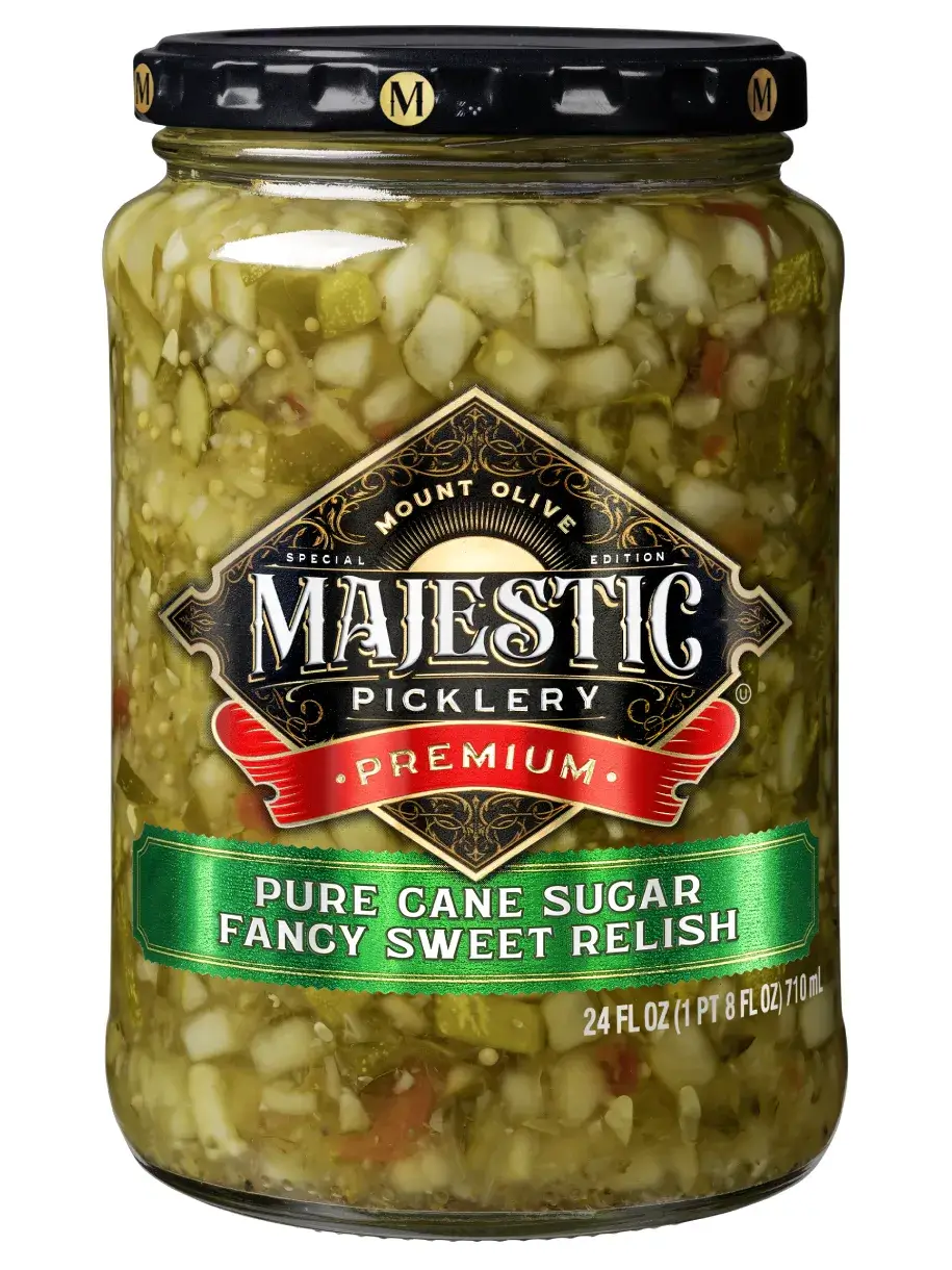 Majestic Pure Cane Sugar Fancy Sweet Relish | Mt. Olive Pickles