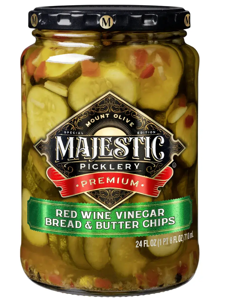 Majestic Red Wine Vinegar Bread & Butter Chips | Mt. Olive