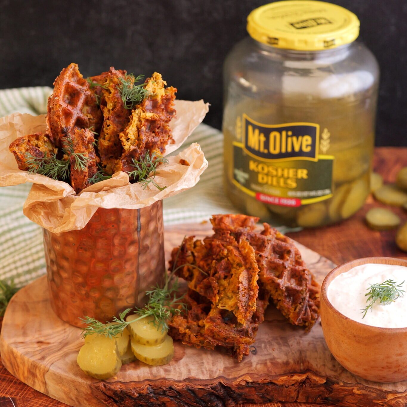 Pickle Waffle Fries | Recipe by Mt. Olive Pickles