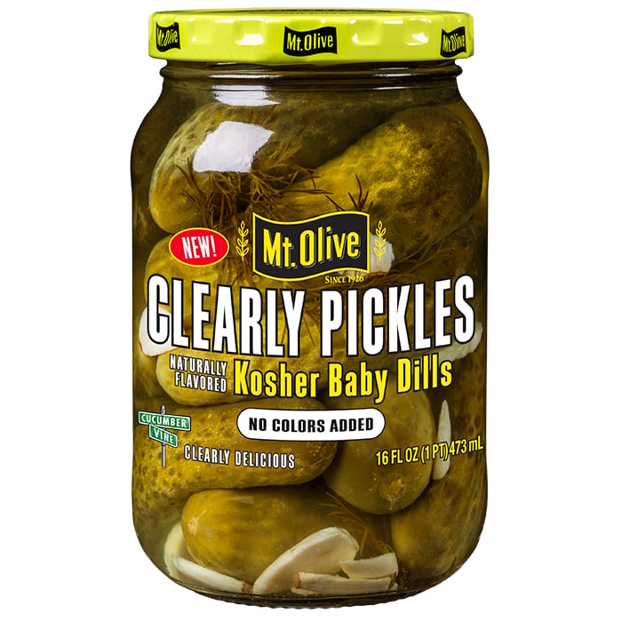 Kosher Baby Dills With No Artificial Flavors or Dyes